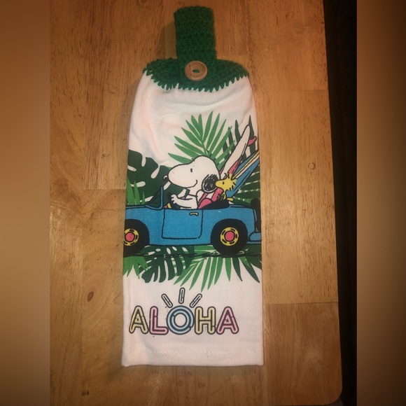Peanuts | Kitchen | Snoopy Aloha Hanging Towel | Poshmark
